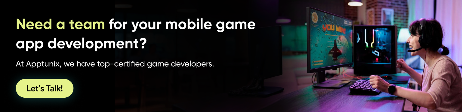 Apptunix Can Help You Build an Immersive Game App